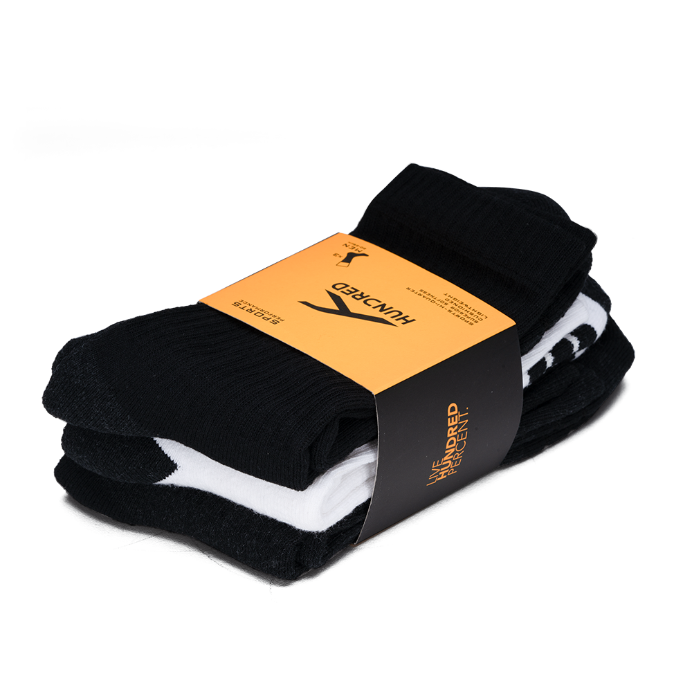 Hundred Signature Logo Performance Socks - Assorted – Hundred India
