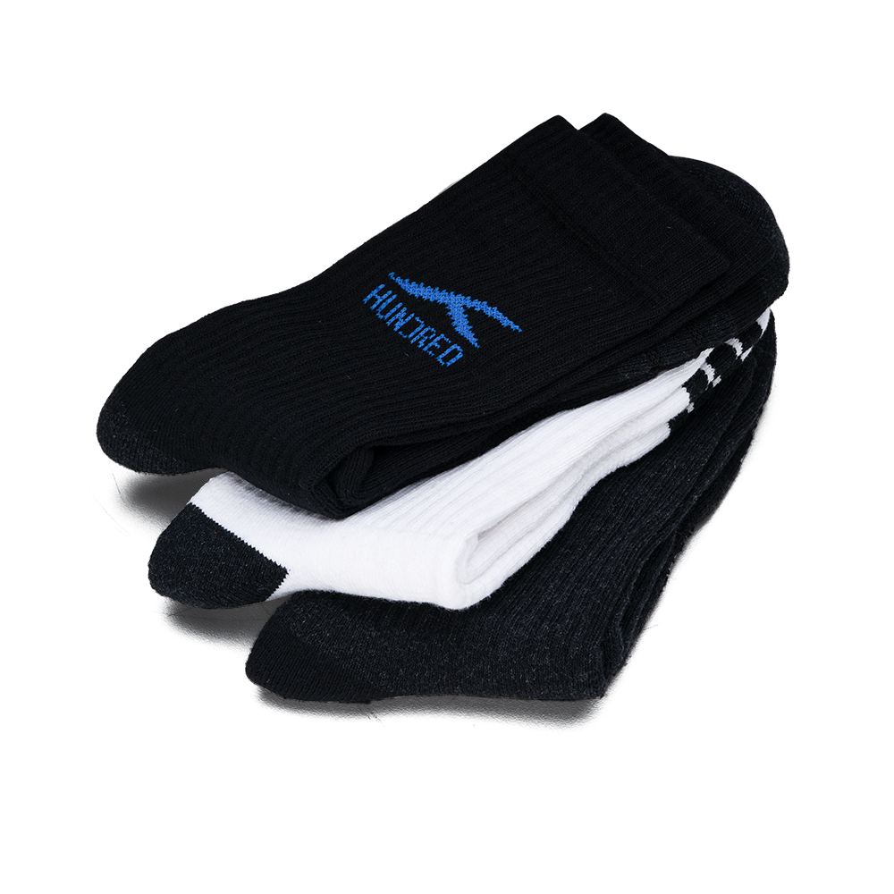 Hundred Signature Logo Performance Socks - Assorted – Hundred India
